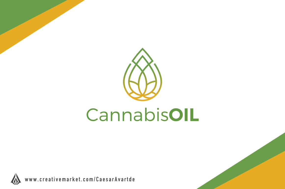 Cannabis Hemp Oil Logo Template, a Branding & Logo Template by Avartde ...
