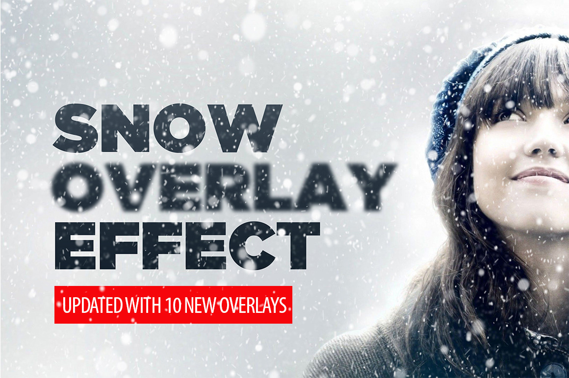 [UPDATED] Snowy Day Overlay Effect, a Texture Graphic by DesignSomething