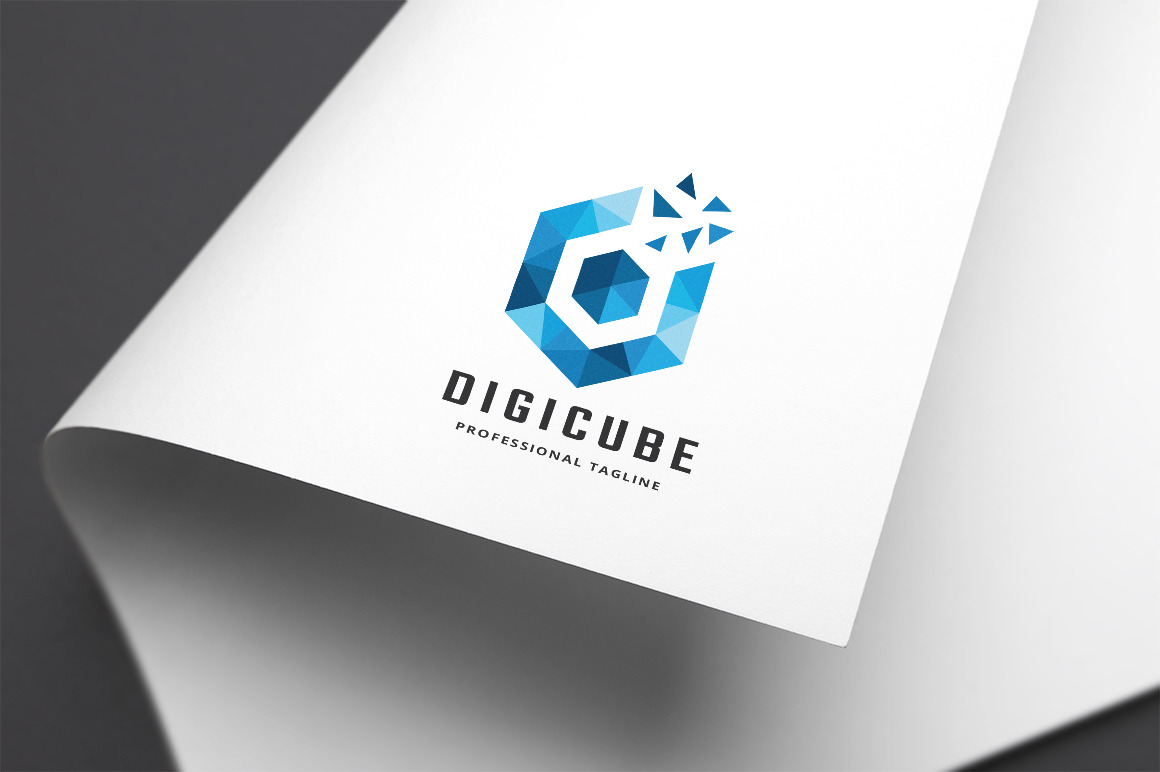Digital Cube Logo, a Branding & Logo Template by Design_Planet