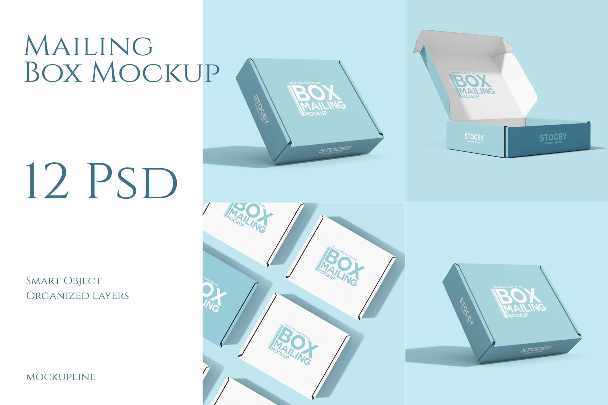Mailing Box Mockup