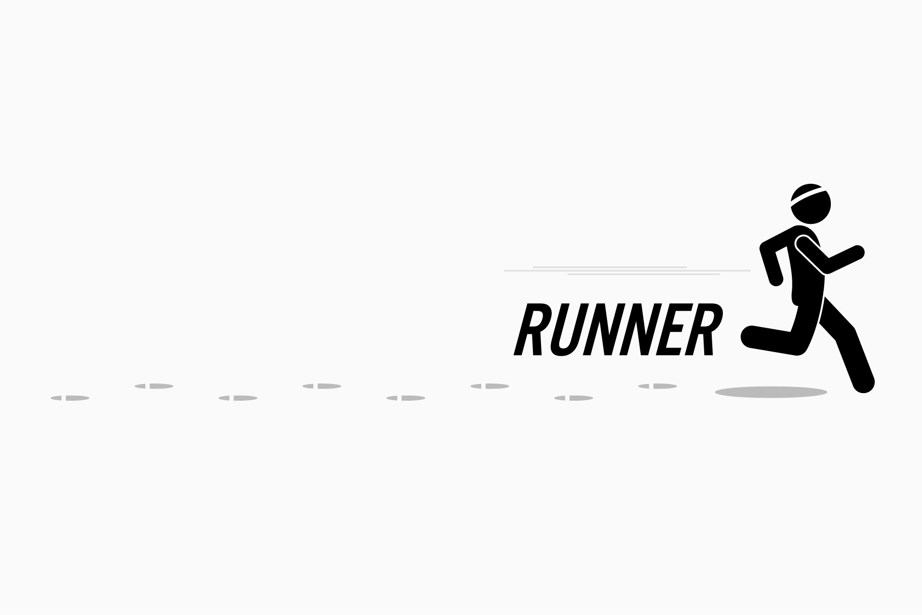 Runner Run Stick Figure Running, a Healthcare Illustration by Leremy ...