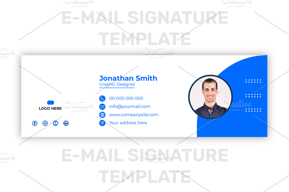 Corporate E-mail signature templates | Creative Market
