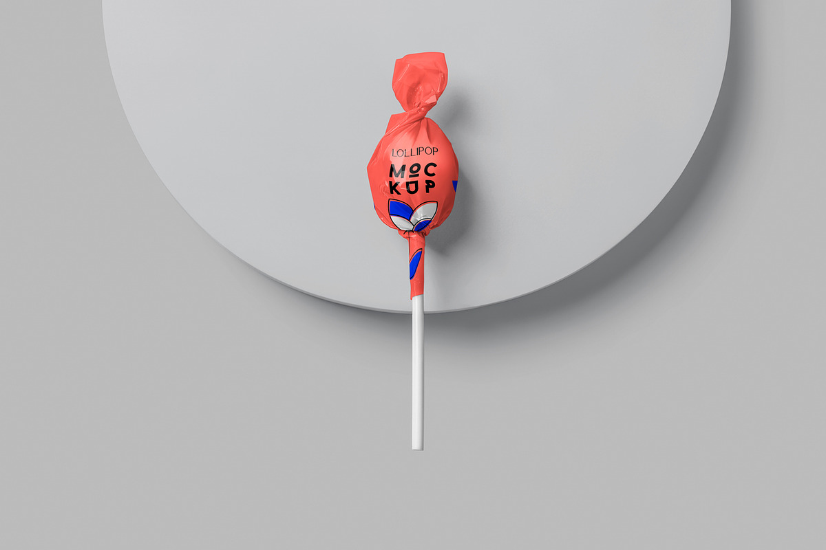 Lollipop Wrapping Mockups, a Product Mockup by DesignNeutrons