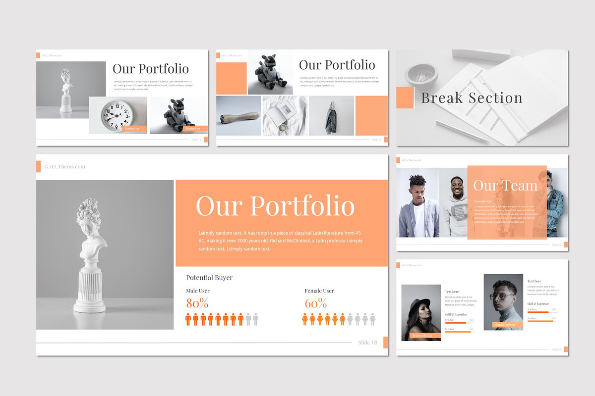 Gaia - Keynote Template, a Presentation Template by inspirasign