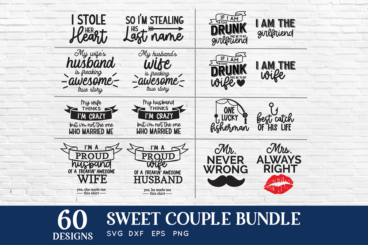 Couple matching shirts svg bundle, an Object Graphic by Peachycottoncandy