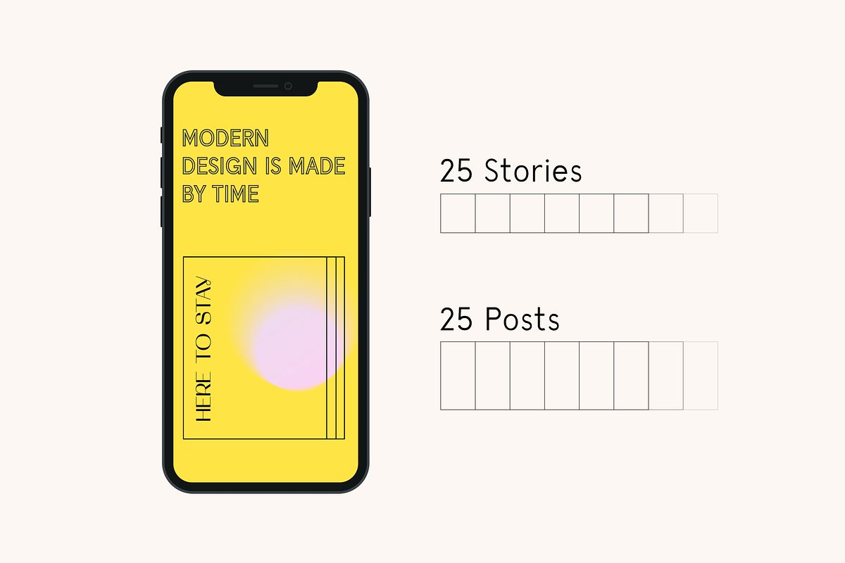 Lo Fi Instagram Templates, a Social Media Template by Bolderaja1 Studio