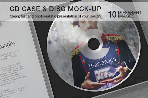 CD Case & Disc Mock-up, a Packaging Mockup by ItemBridge