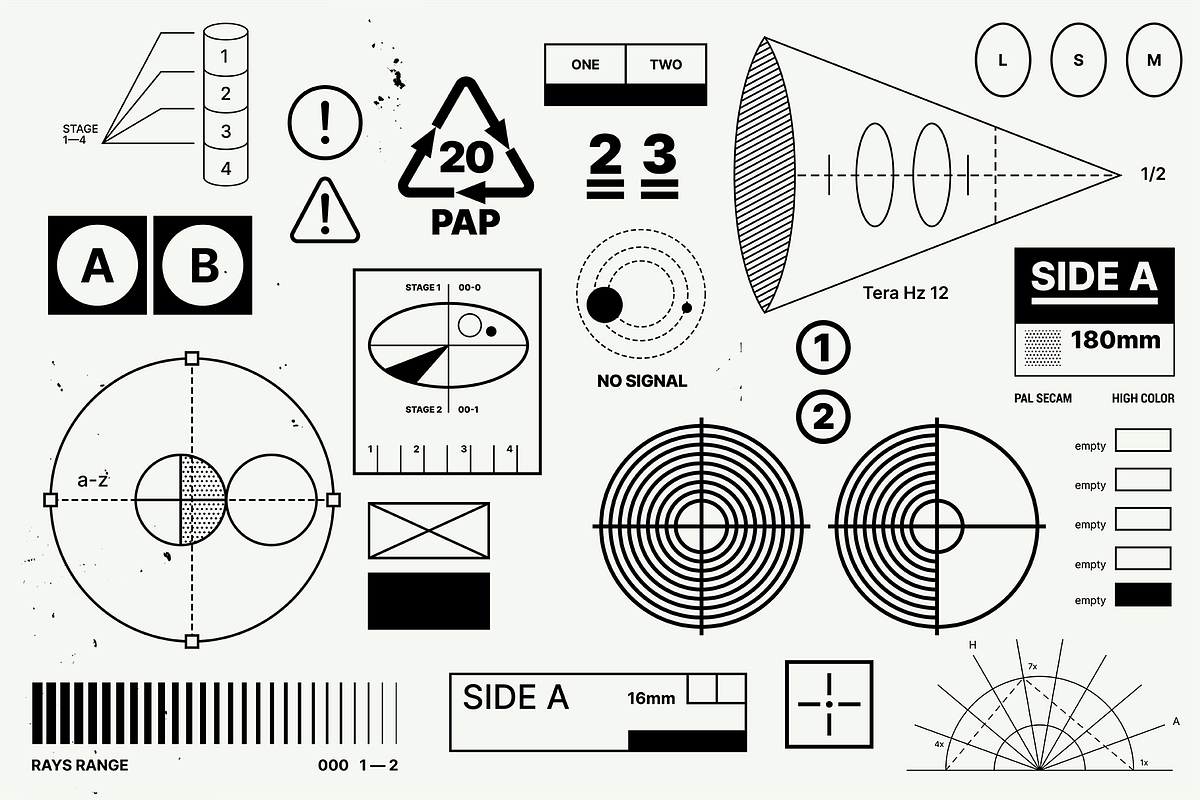 TECHNICAL GRAPHICS 250+ Assets Pack