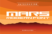 Mars, a Sans Serif Font by herulogo