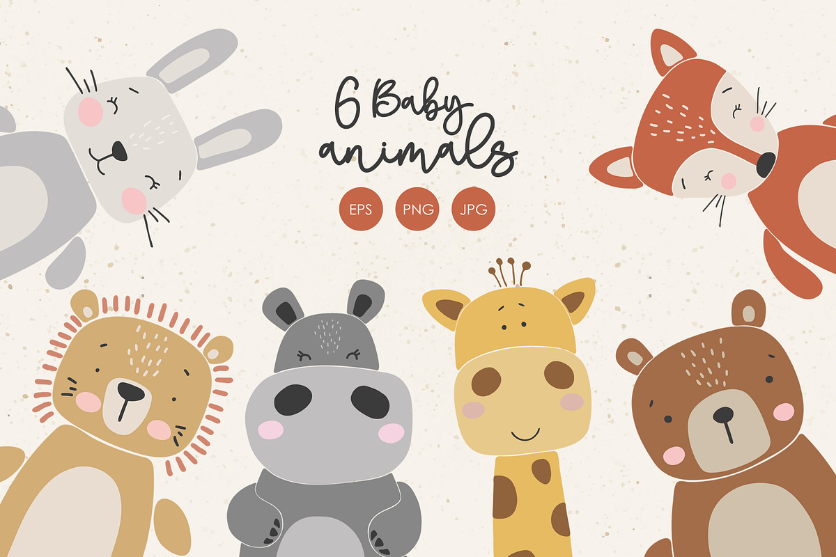 Animals cliparts bundle, an Animal Illustration by ⋒DesignECShop⋒ ...