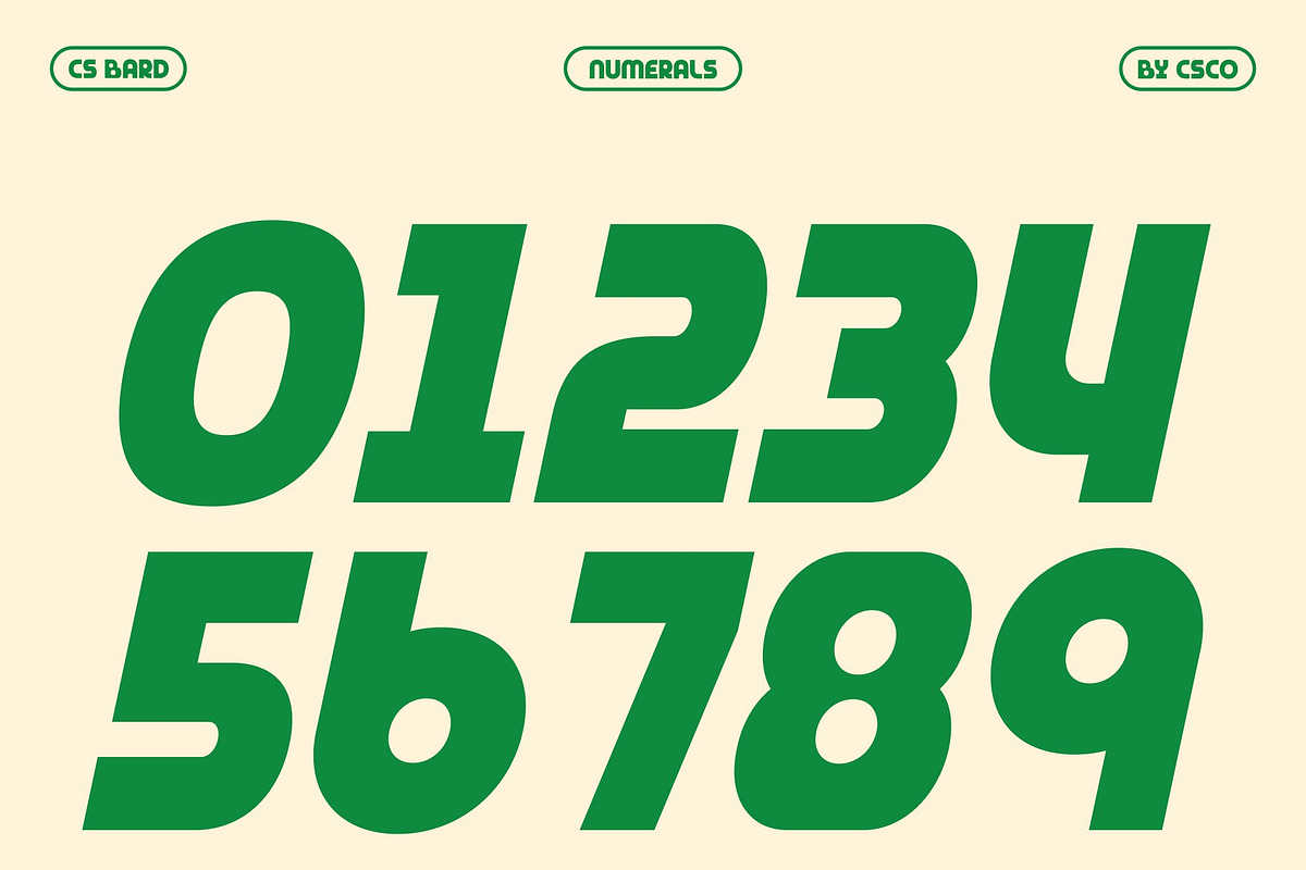 CS Bard – Bold Display Font