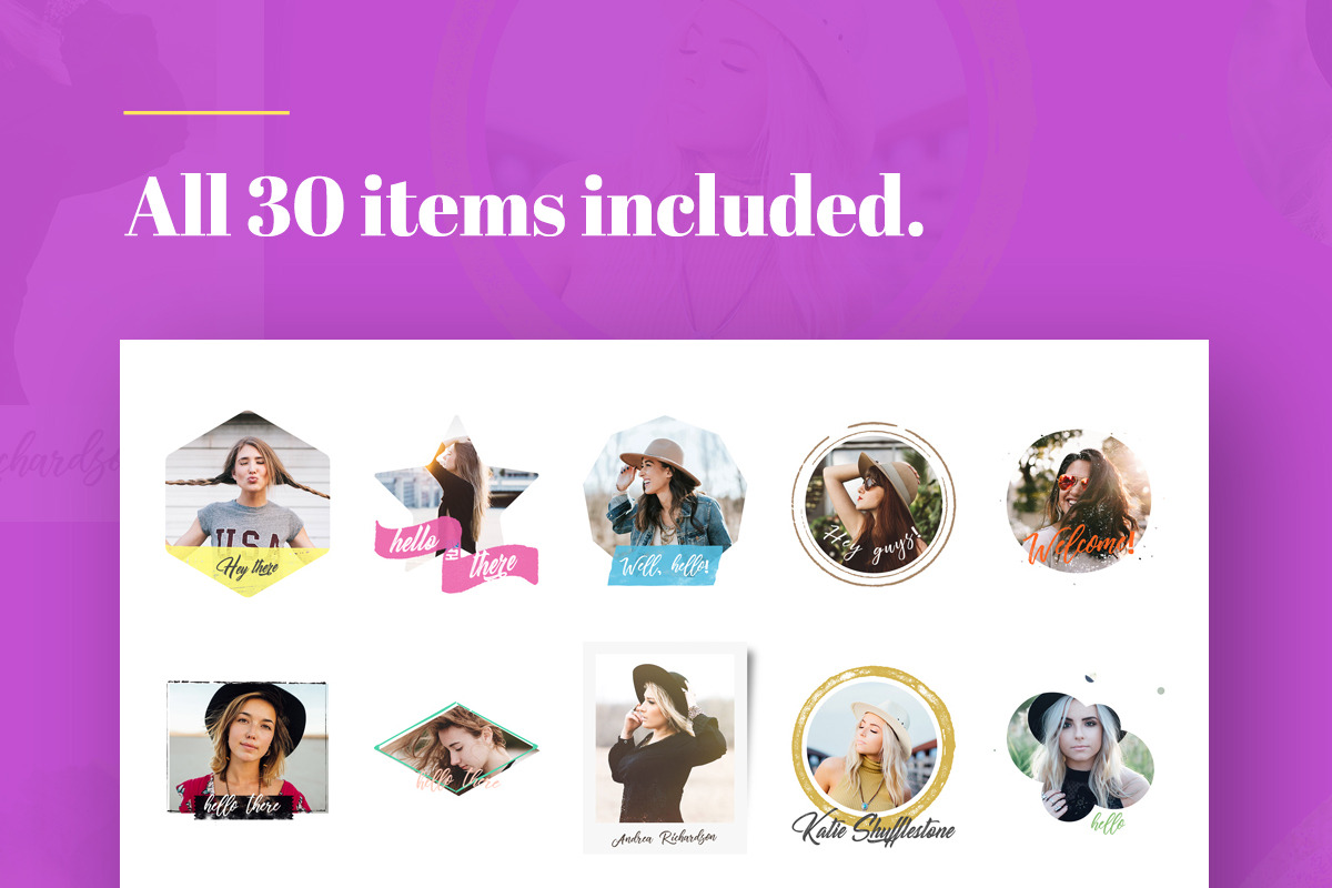 30 Profile / Avatar Photo Designs, a Mask Mockup by eppearance