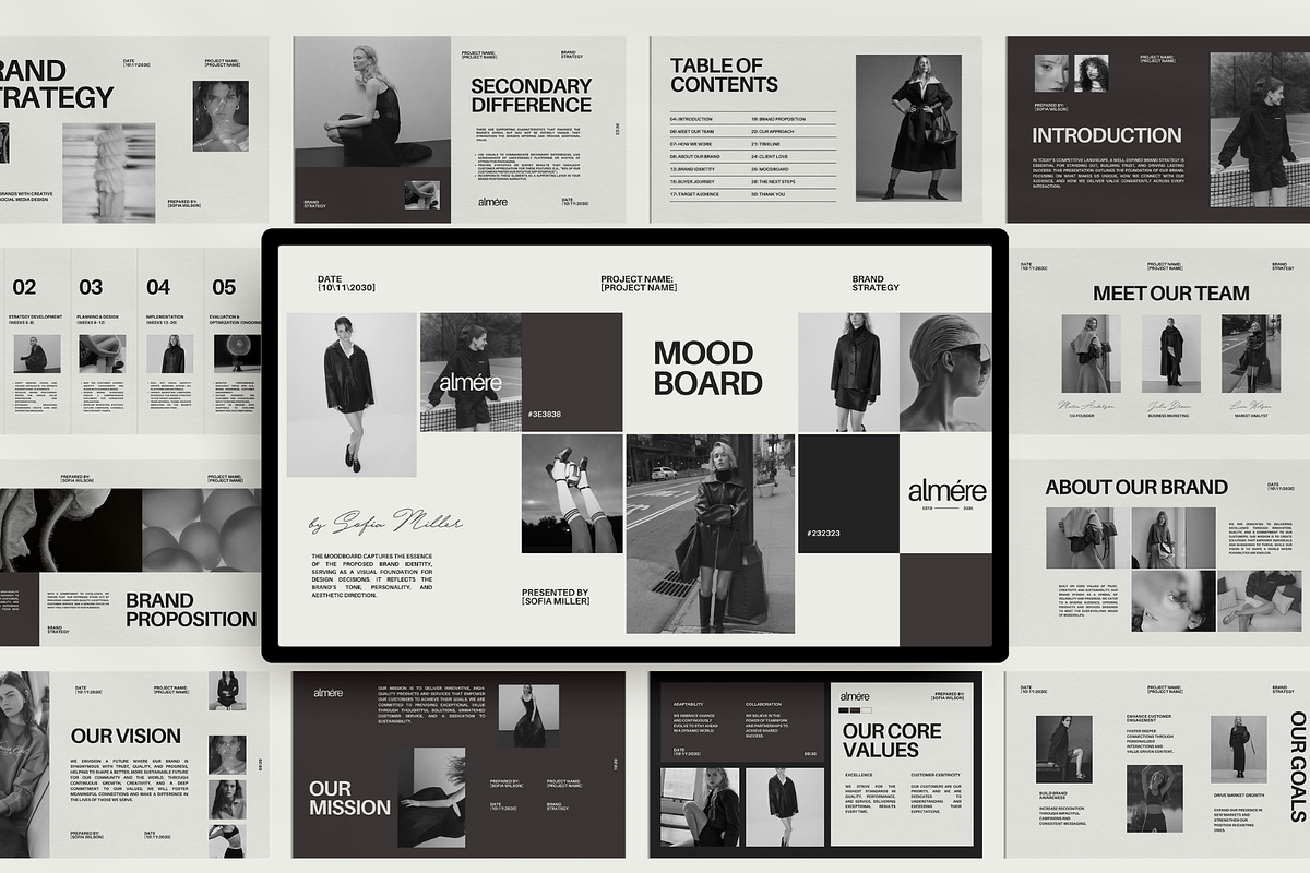 Prewritten Brand Strategy Canva | Amare Creative