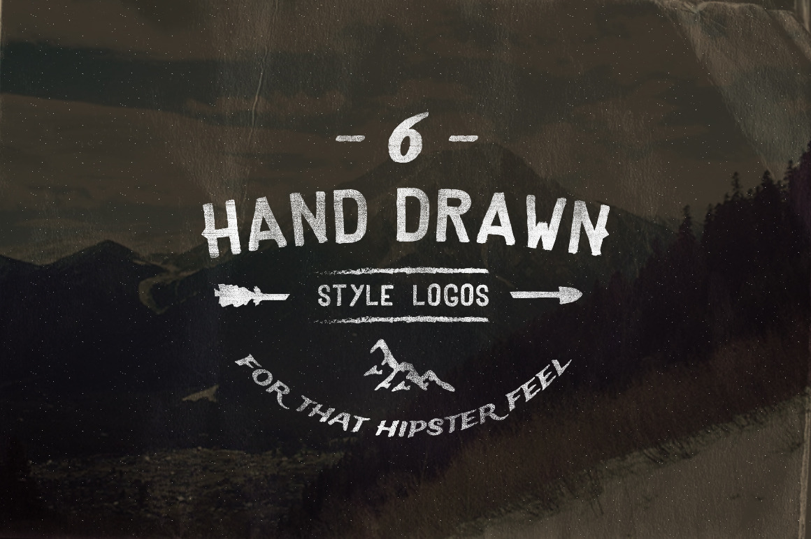 Vintage Hand Drawn Style Logos, a Branding & Logo Template by Hustle ...