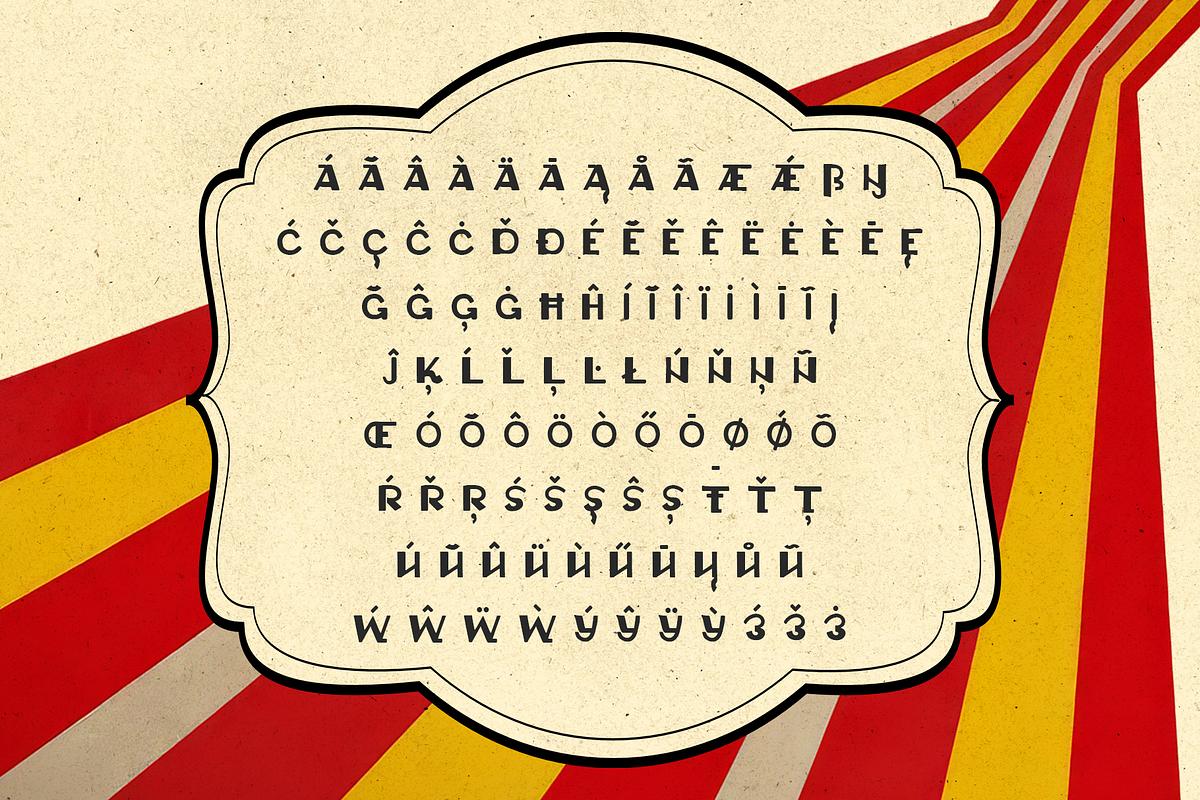 Circus Marquee - Bold Retro Typeface