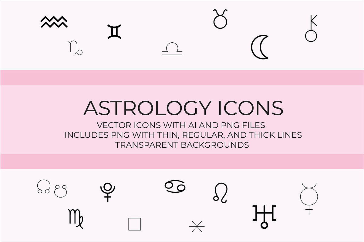 Zodiac Line Art Astrology Line Art, a Templates & Theme by piscesmoonco