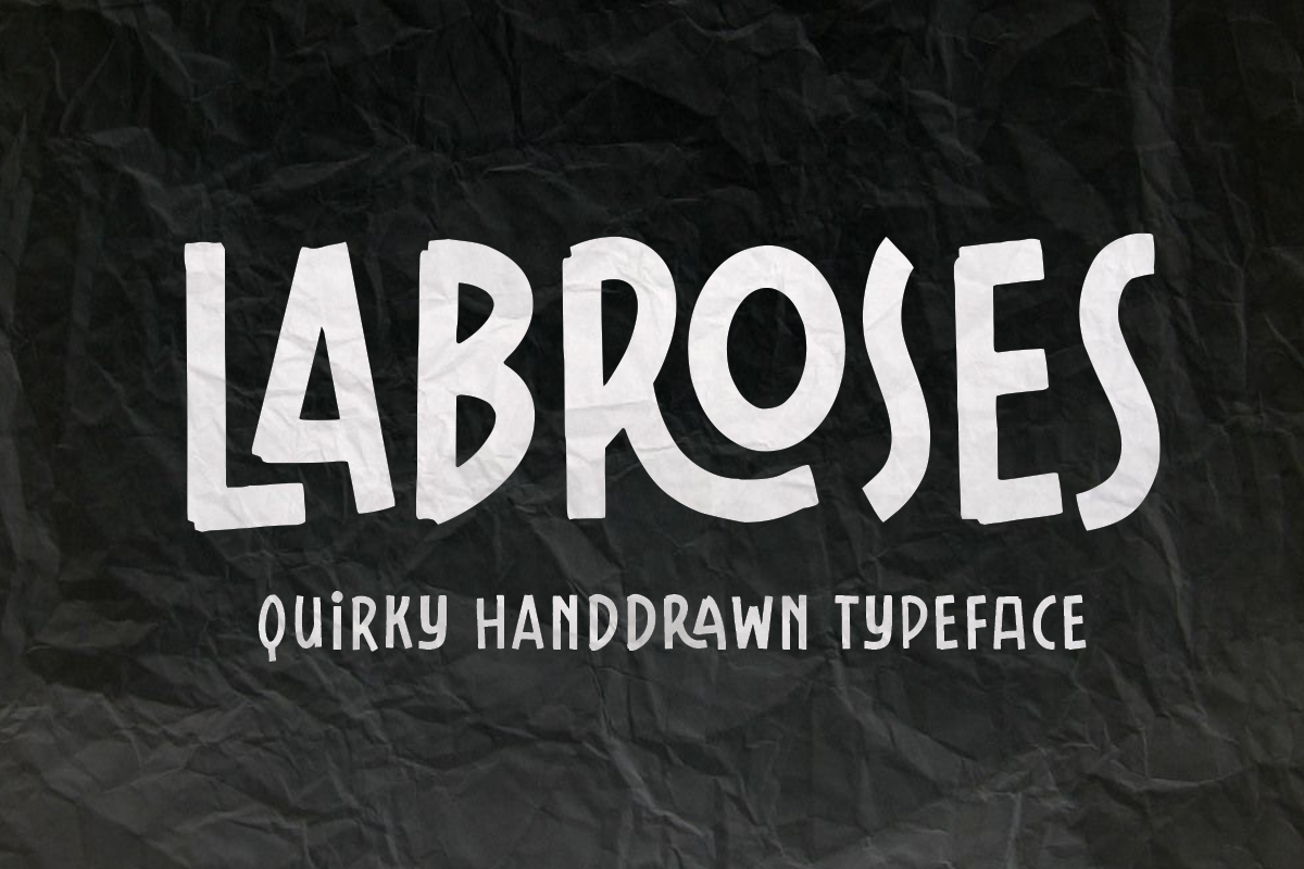 Labroses Quirky Typeface, a Sans Serif Font by Martype
