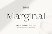 Marginal - A Modern Font