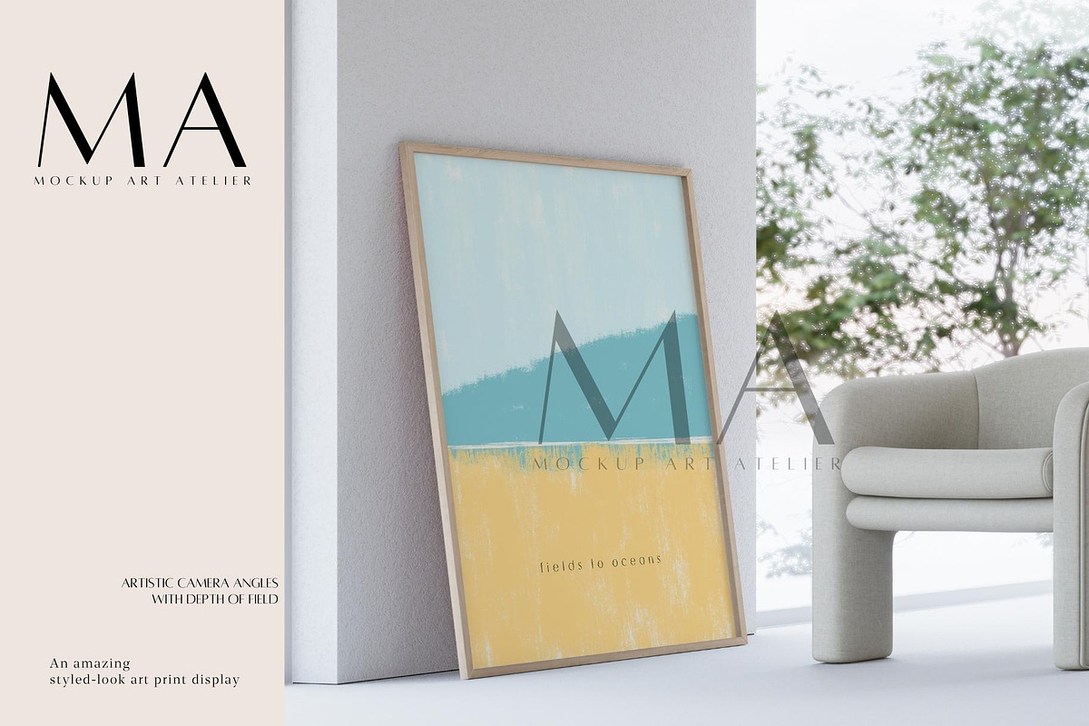 Modern Interior Frame Mockup Bundle, a Household Mockup by Mockup Art ...