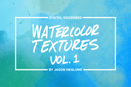 Watercolor Textures Vol. 2, a Texture Graphic by Jason Heglund