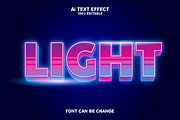 Illustration Light 3D Text Effect, a Layer Style Add-On by ModalTampang