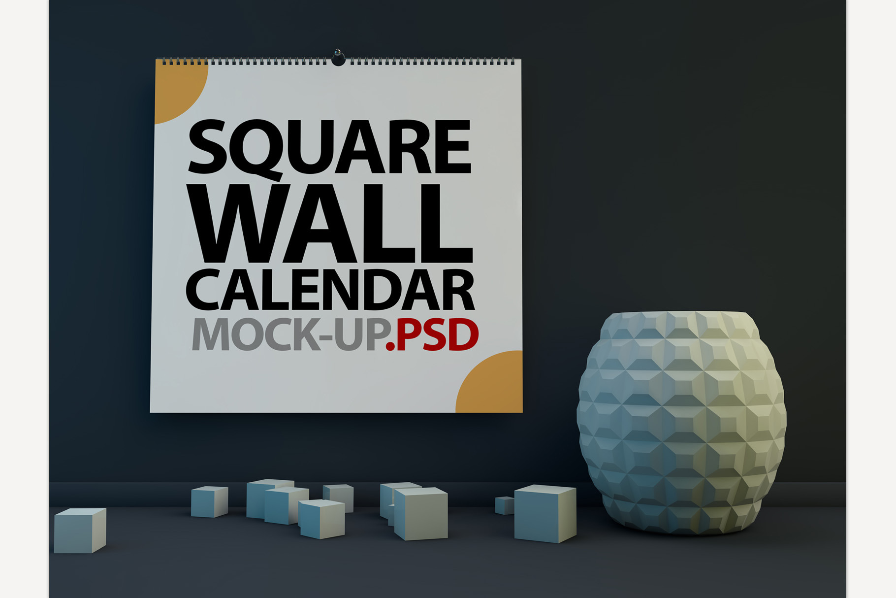 Calendar mockup | Book & Magazine Mockups ~ Creative Market