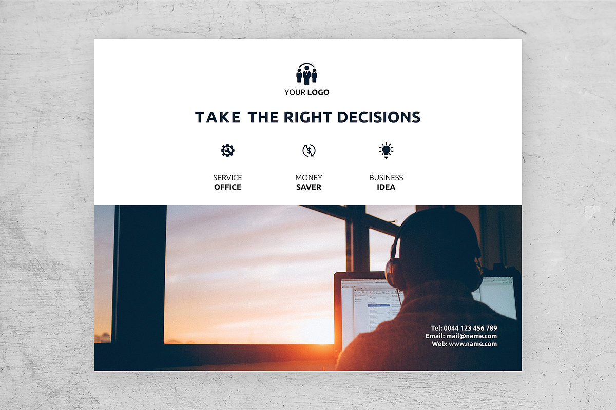 Horizontal Flyers 29 Templates, a Flyer Template by Creatricks