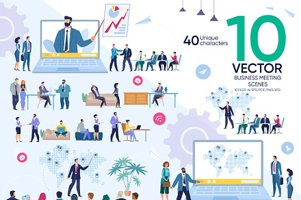 People Vector Scenes, a Person Illustration by Tera Vector