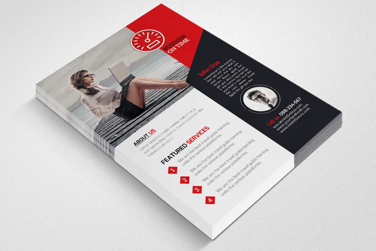 Business Motivation Flyer Template, a Flyer Template by Business Flyers