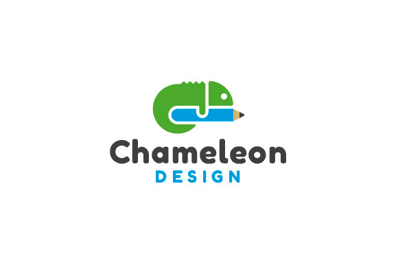Chameleon Design Logo, a Branding & Logo Template by Mauro Bertolino