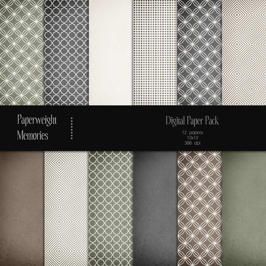 Patterned Paper - Elements of Nature, a Pattern Graphic by Paperweight ...