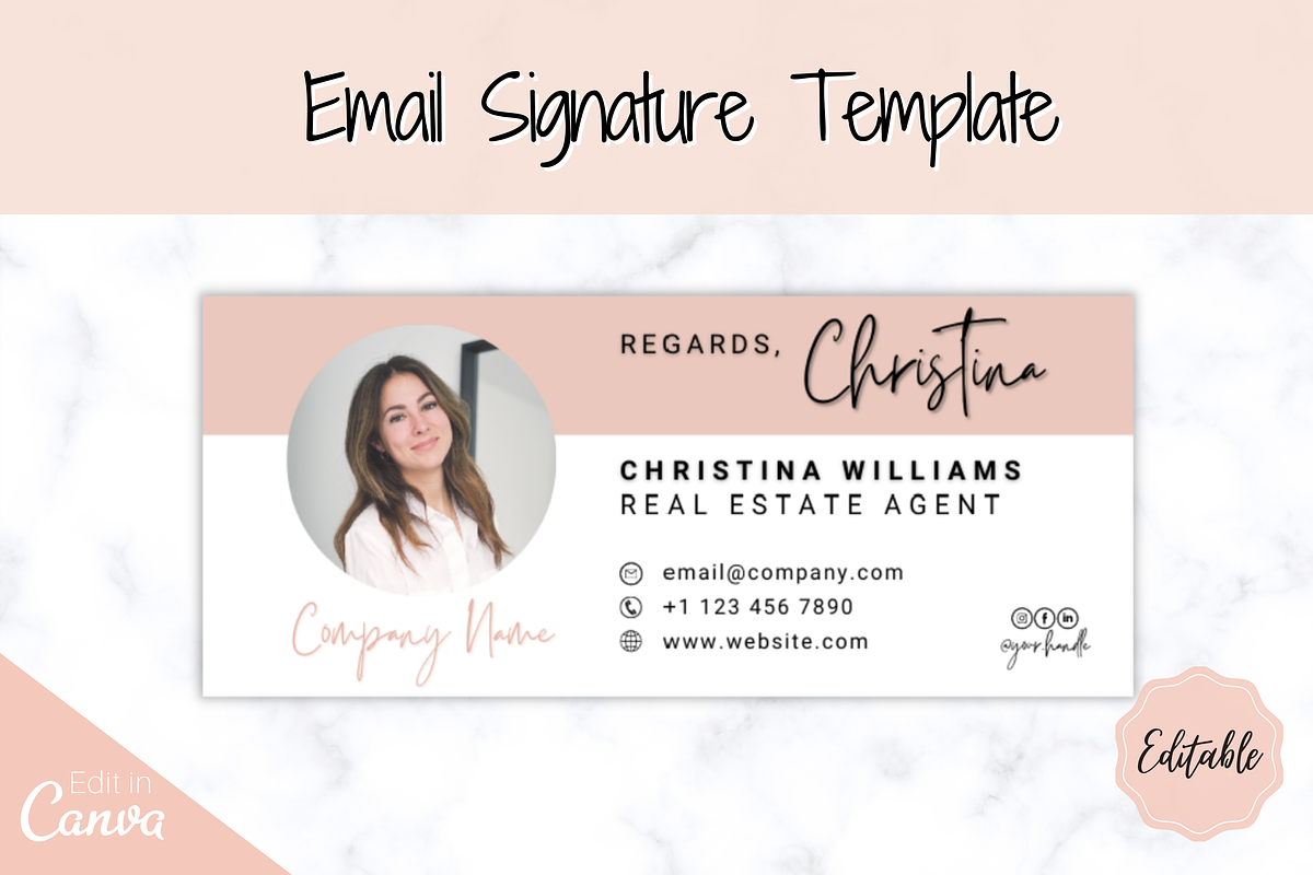 Email Signature Template BUNDLE V2
