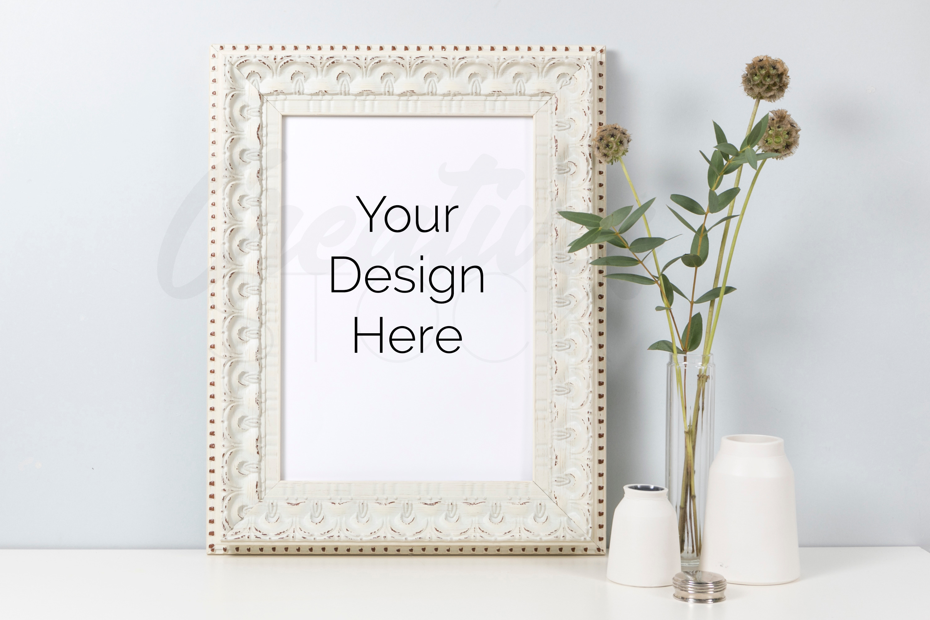 A4 Frame Mock Up - PSD/JPEG, a Print Template by Creatives STOCK