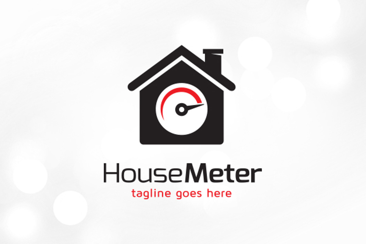 House Meter Logo Template, a Branding & Logo Template by gunaonedesign
