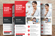 Solution and Software Flyer Template | Flyer Templates ~ Creative Market