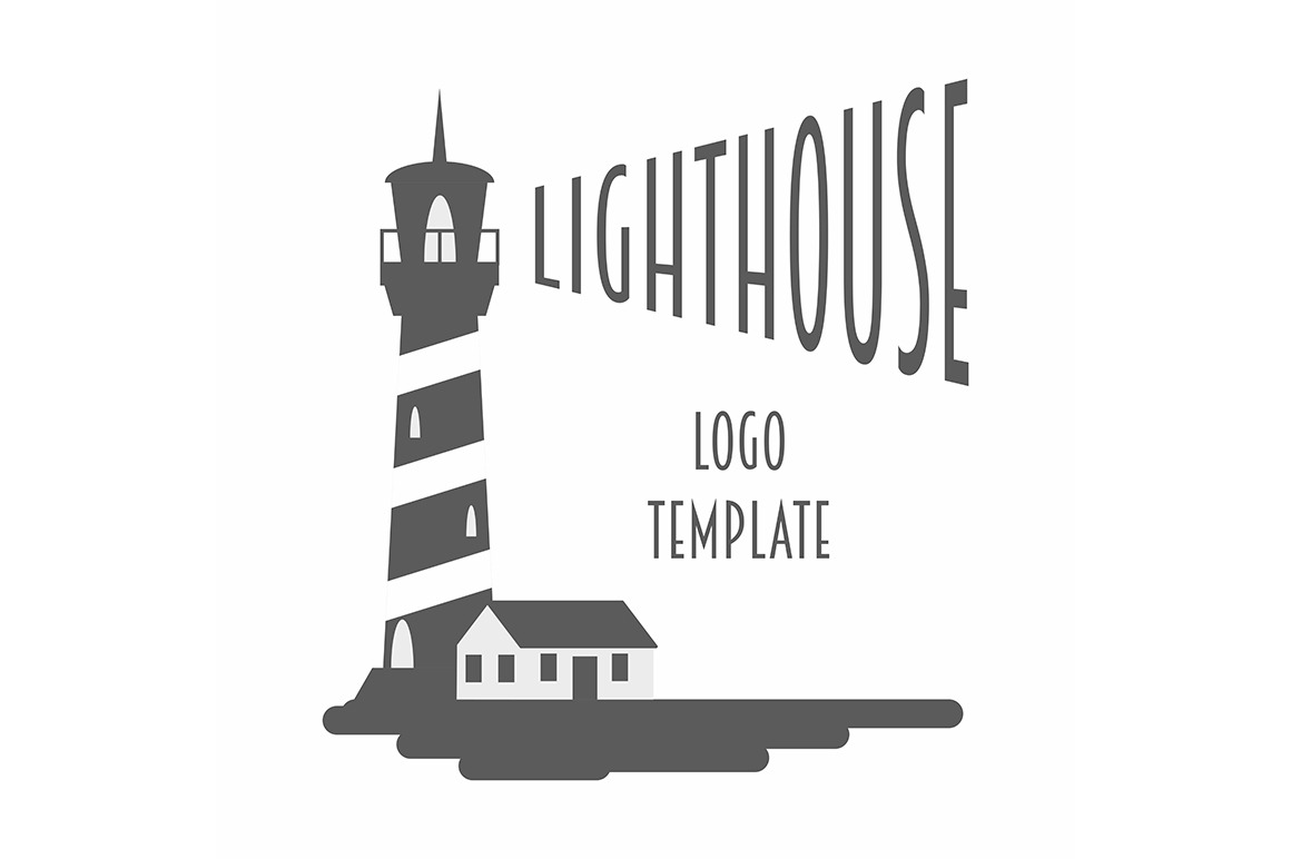 Logo, sign or label with lighthouse, a Branding & Logo Template by ...