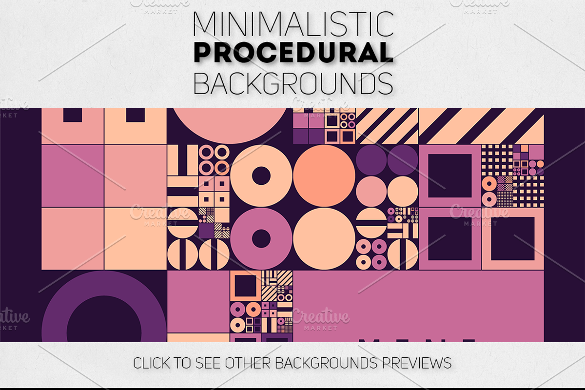 Procedural Art Backgrounds, an Object Graphic by GarryKillian