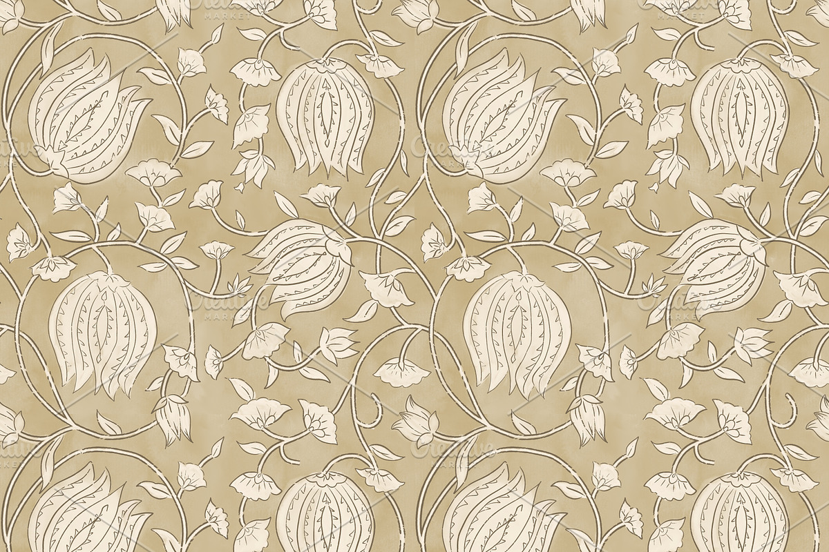 Boho Neutral Pattern Bundle, a Pattern Graphic by Mieken Petra Designs