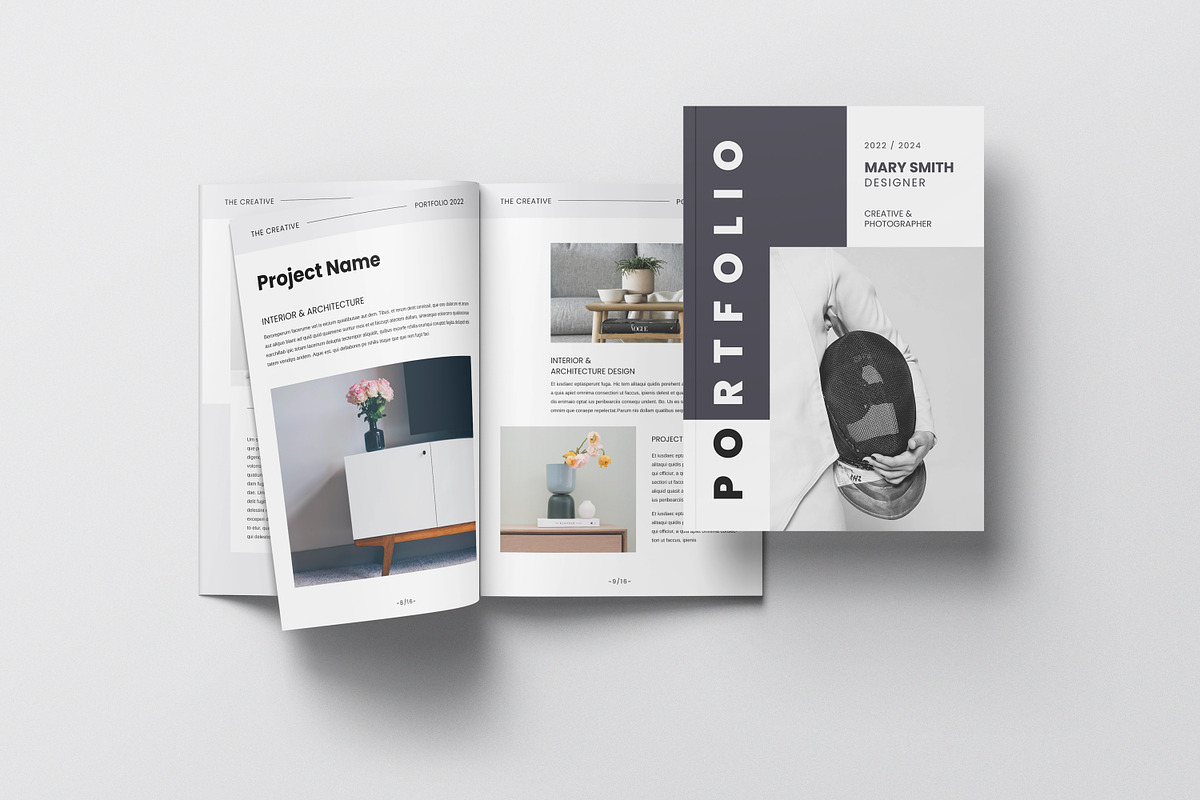 Simple Portfolio Template, a Templates & Theme by evgenystudio ...