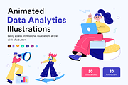 Animated Data Analytics Illustrations