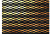 Abstract pattern texture gold circles. Vector golden and black ...