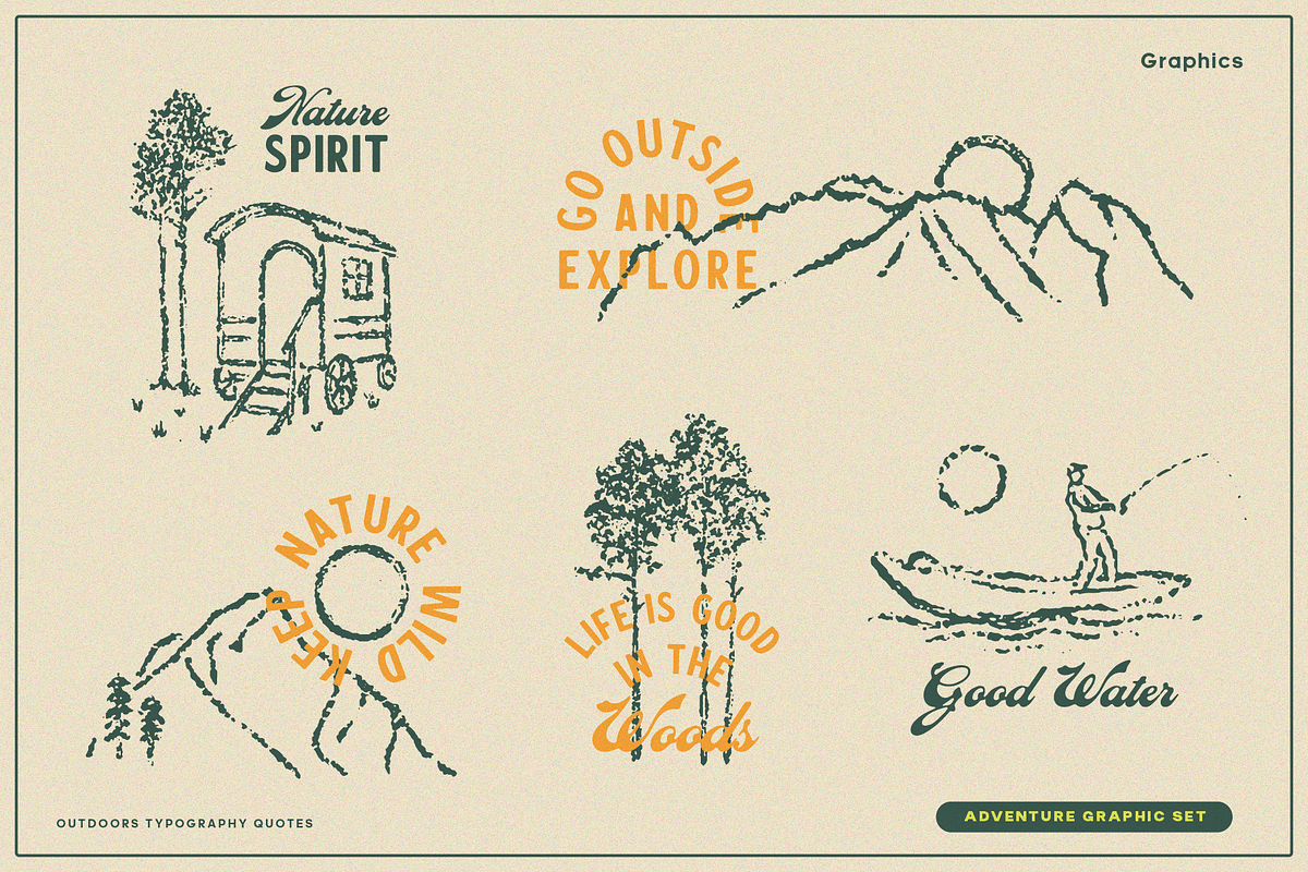 Adventure Graphic Set, a Graphic by Refolve Design