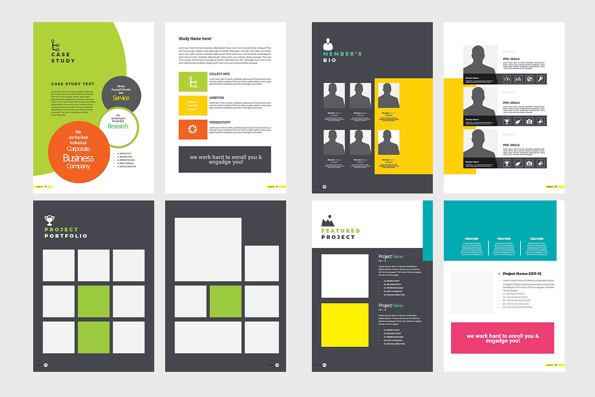 Company Magazine Template