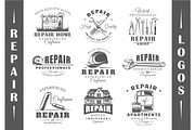 9 Repair Logos Templates Vol.1, a Branding & Logo Template by Art Design