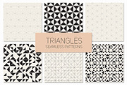 Triangles. Seamless Patterns. Set 4, a Pattern Graphic by Curly_Pat