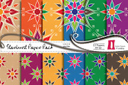 Starburst Digital Paper Pack, a Pattern Graphic by InkBite Designs ...