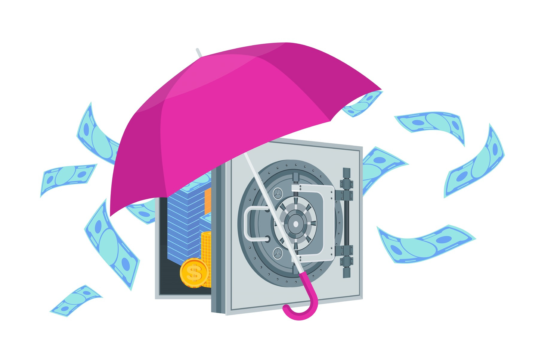 Protection of deposits and, a Finance Illustration by Quarta | Creative ...