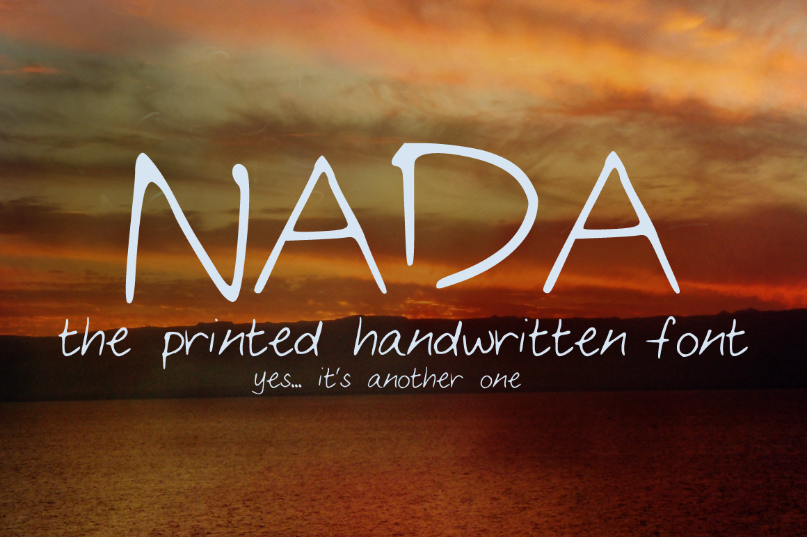 Nada, a Sans Serif Font by Qamber Designs & Media | Creative Market