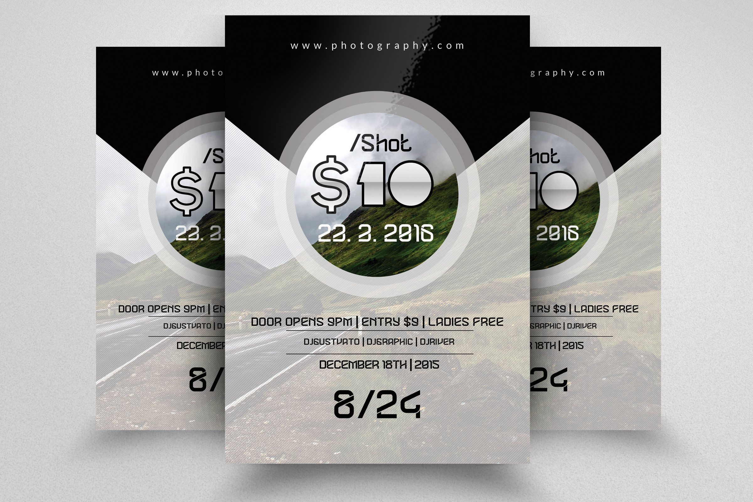 Electro Flyer Template, a Flyer Template by Psd Templates | Creative Market