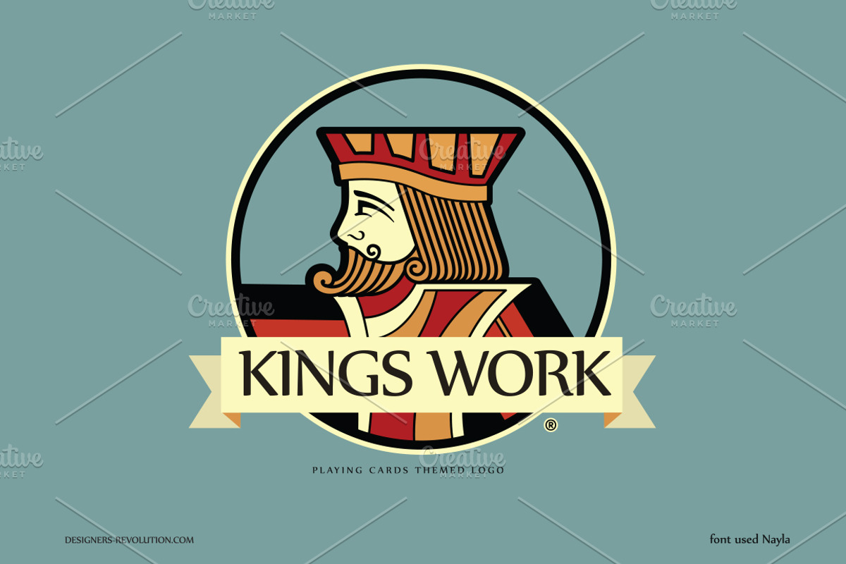 PLAYING CARDS KING LOGO, a Branding & Logo Template by Vectopus.com ...